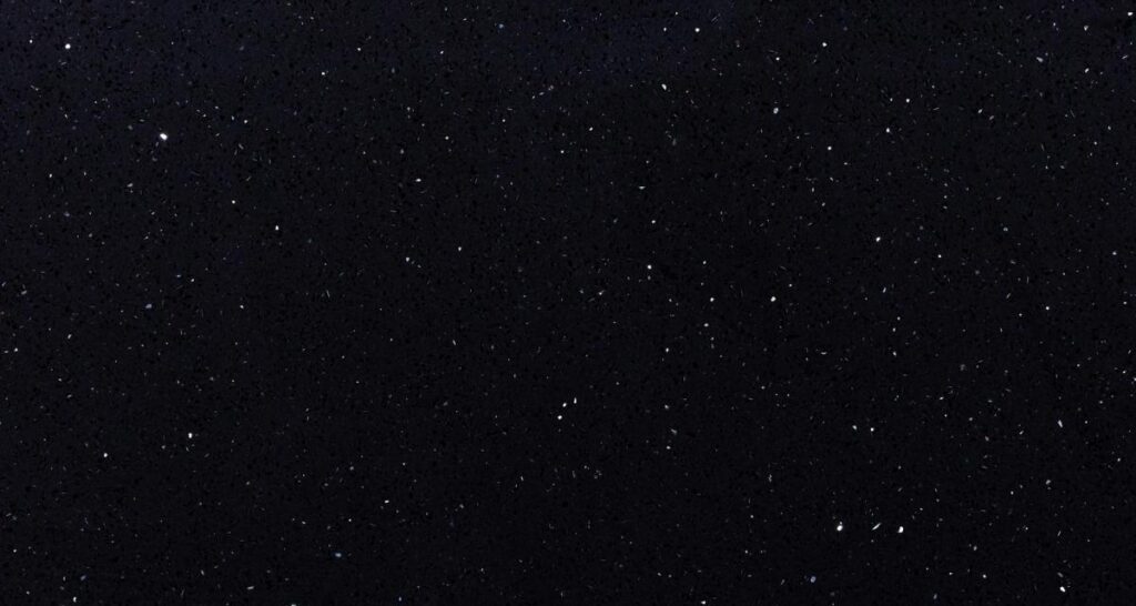 Reliance Crystal Black Quartz Countertop - Kena Kitchen and Bath Design ...